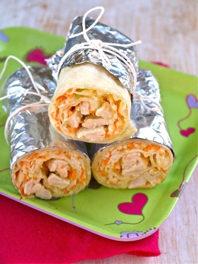 roll chicken con verdure