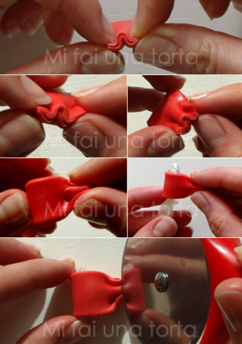 Come fare un bel fiocco con la pasta di zucchero